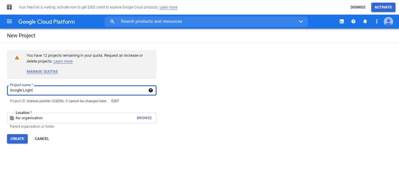 Create Google Client ID & Secret from Google developer console | Codeamend