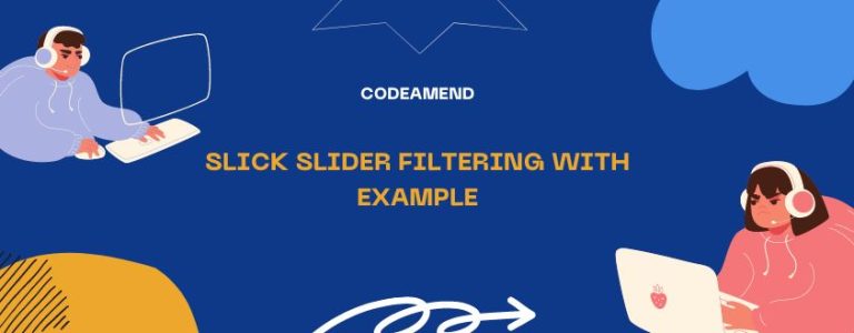Slick slider carousel filter | Slick slider jQuery