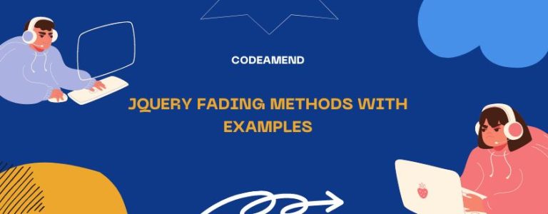 Jquery Fading Methods With Examples